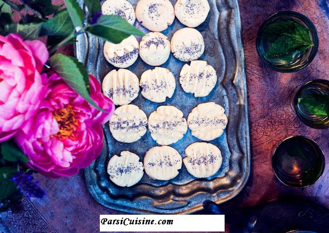 Rose Water Shortbread Cookies – ParsiCuisine.com