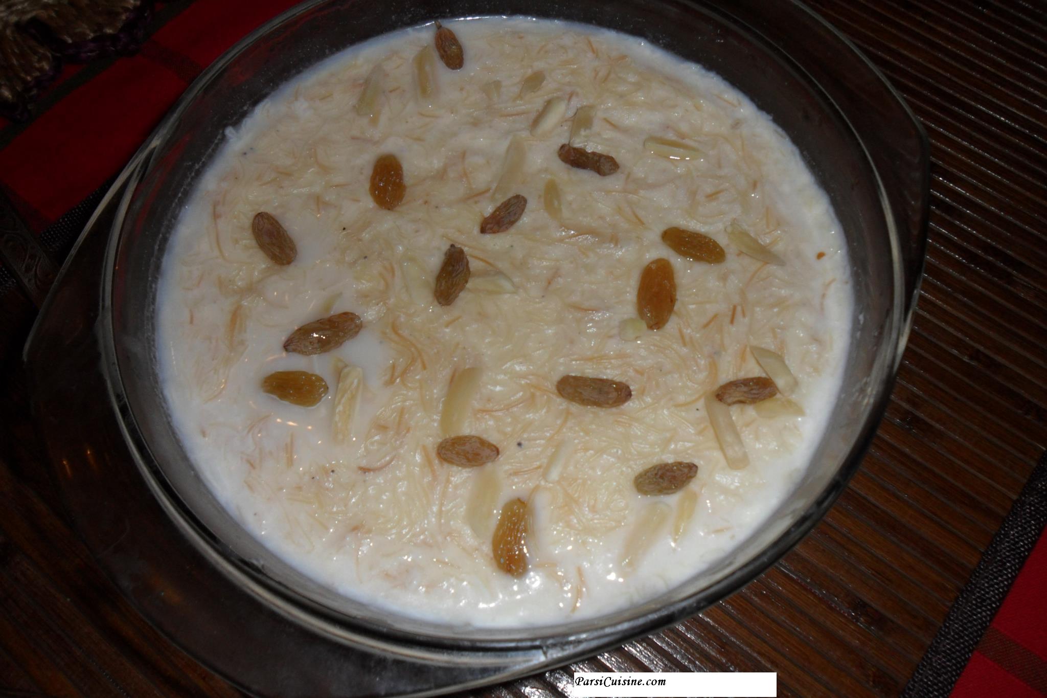 sev – Parsi Cuisine