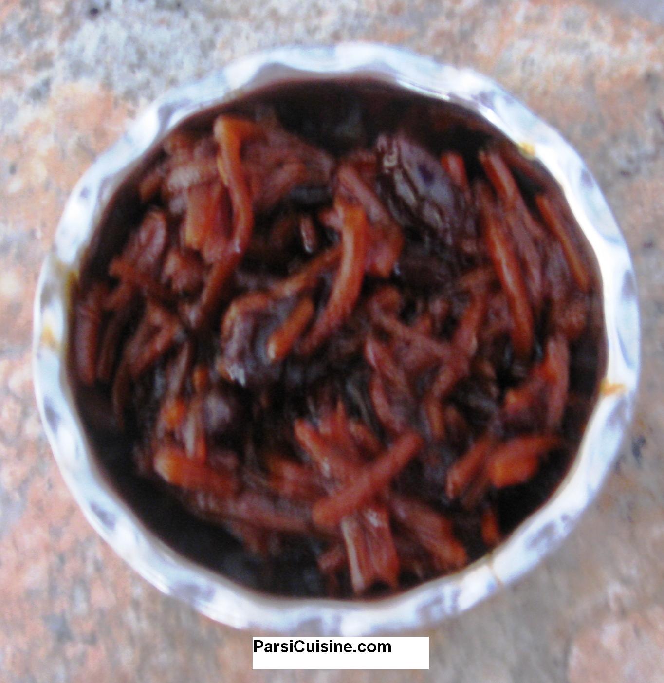 Wedding Pickle called Lagan nu Achar in Gujarati – ParsiCuisine.com